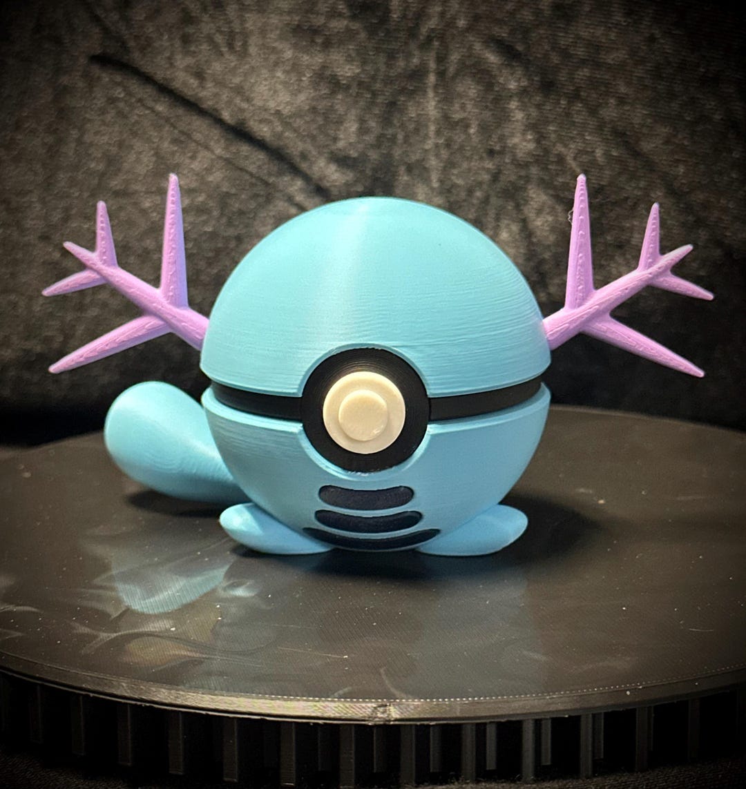 3D Printed Wooper Poke Ball - Etsy