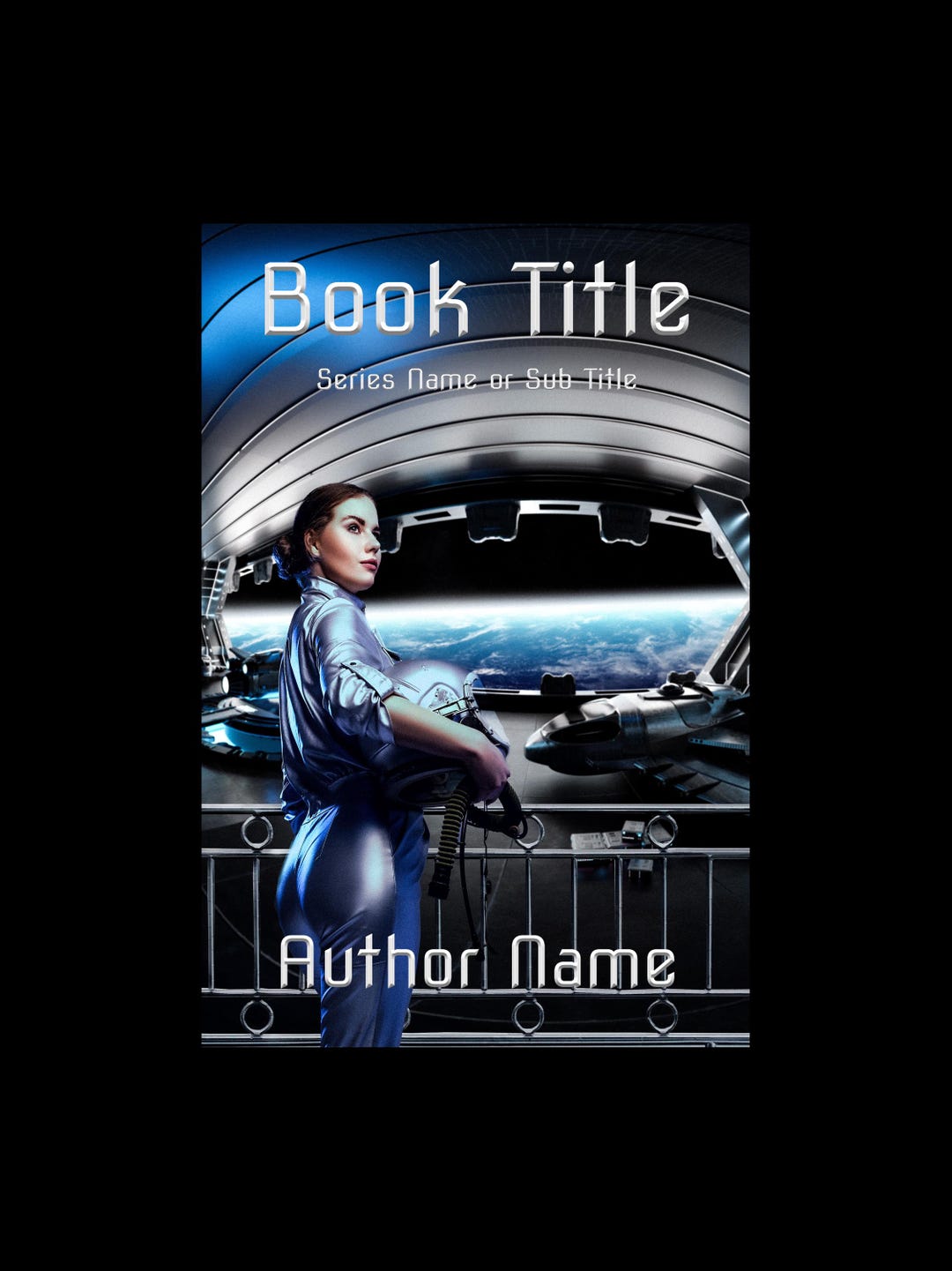 Fly Gal Sci-fi Cover Design | Premade Ebook Cover for Self-published ...