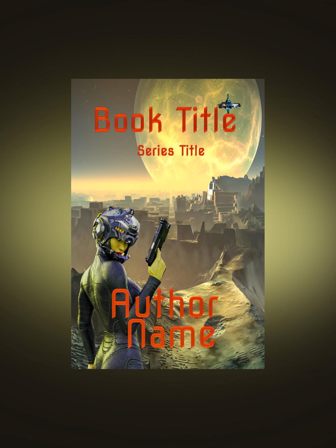 Alien Huntress Sci-fi Book Cover Design | Premade Ebook Cover for Self ...