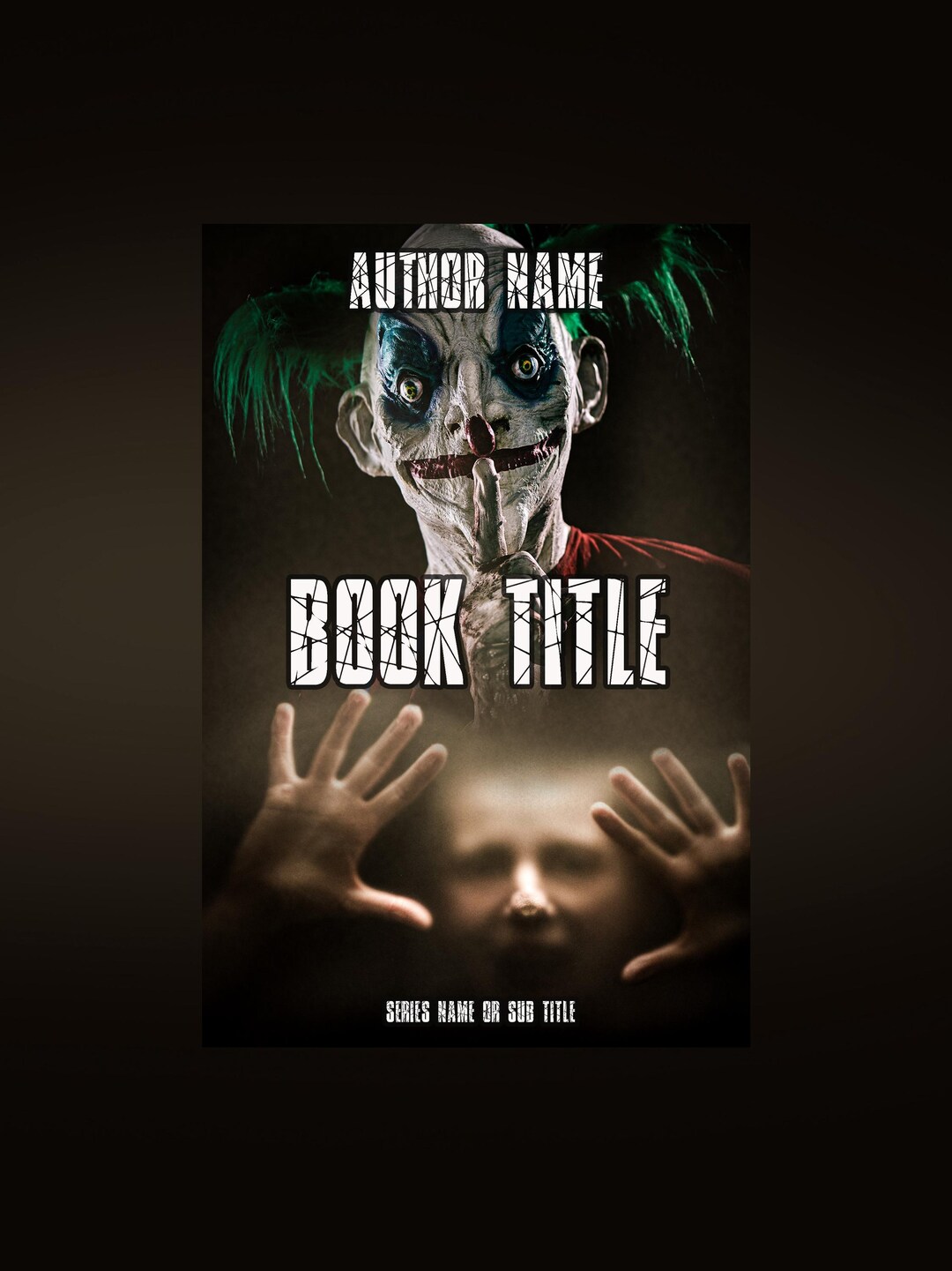 Crazy Clown Horror Book Cover Design | Premade Ebook Cover for Self ...