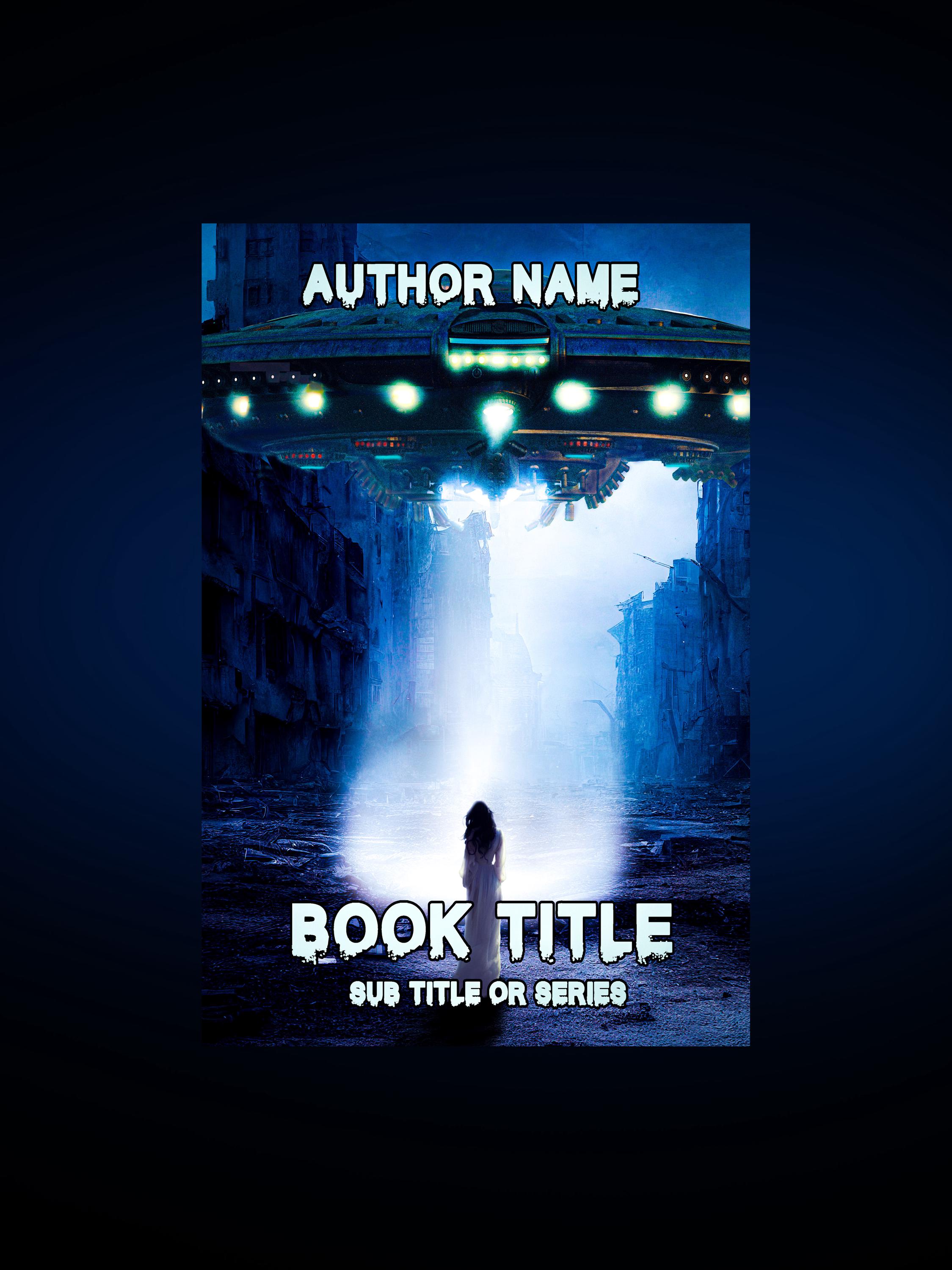 Alien Invasion Sci-fi Book Cover Design | Premade Ebook Cover for Self ...