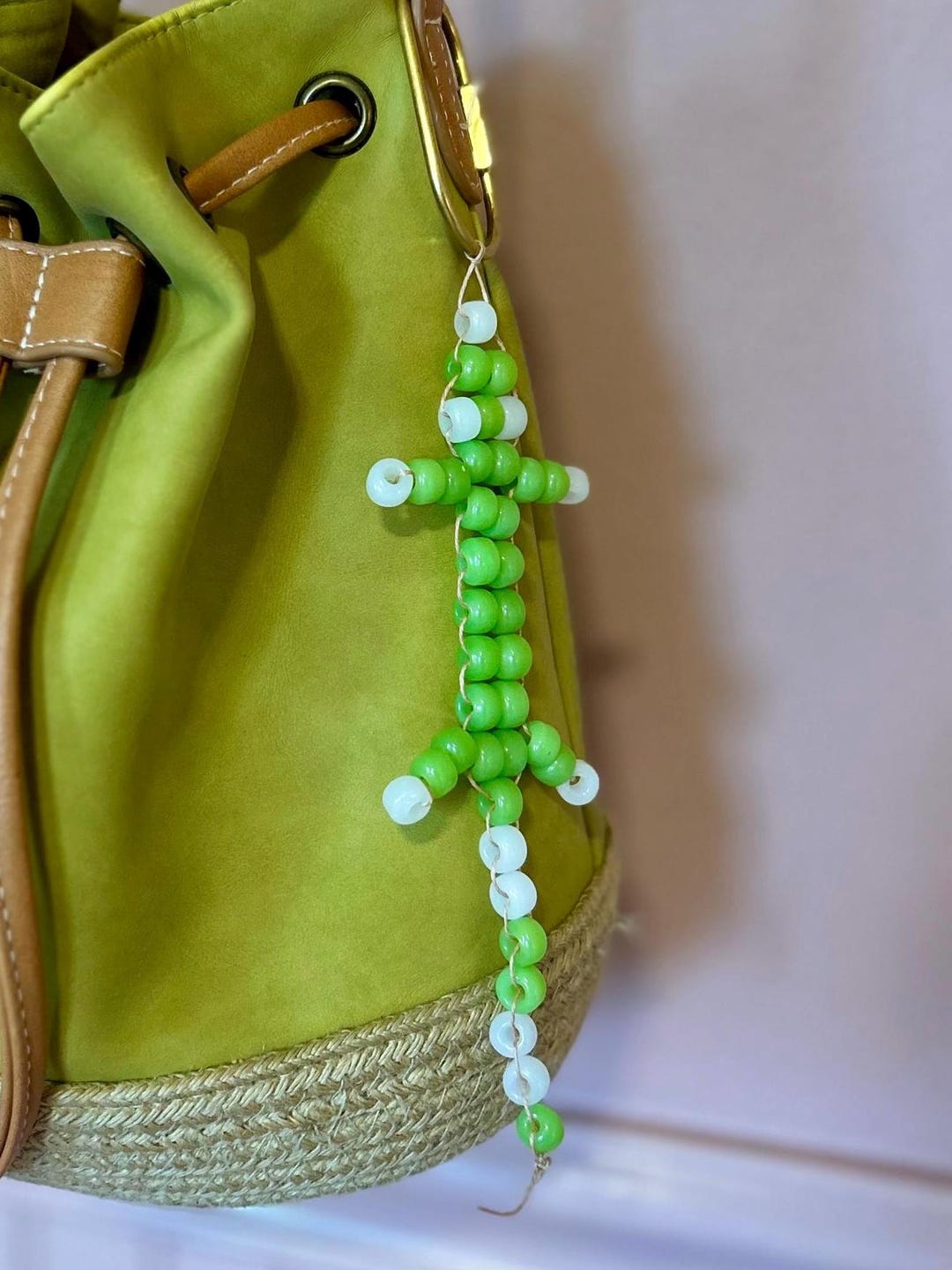 Handmade Glass Beaded Lizard Keychain - Etsy