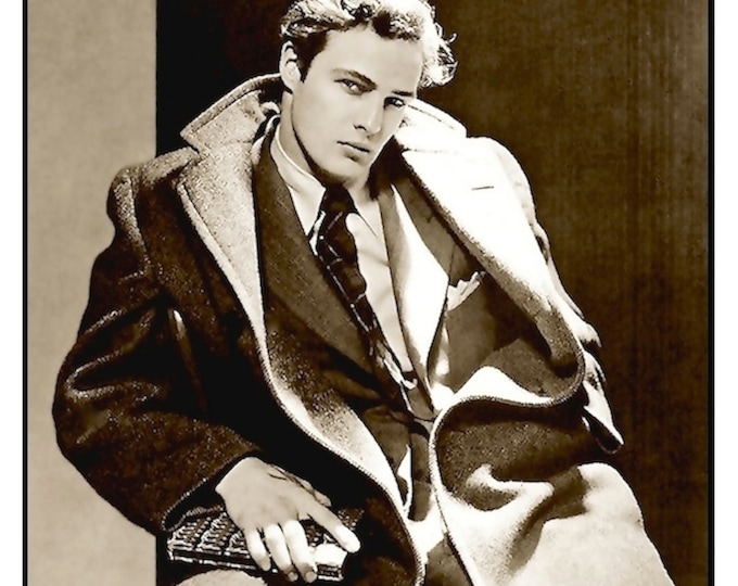 Marlon Brando Oscar Winner Handsome Mid-century Actor as Mark Anthony ...