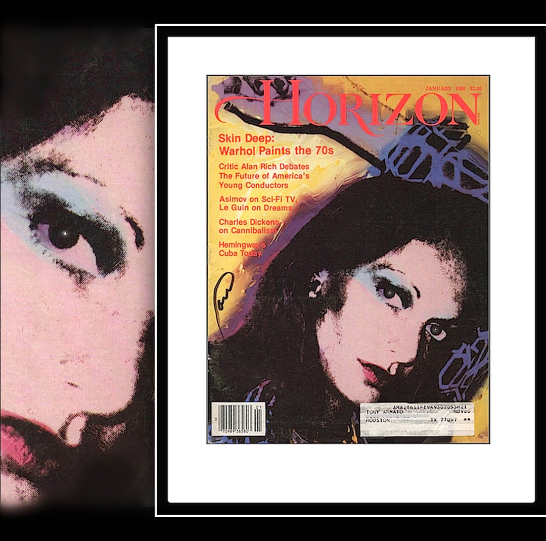 ANDY WARHOL Signed • Horizon Magazine, Jan.1980 • OOAK • Signed by Andy ...