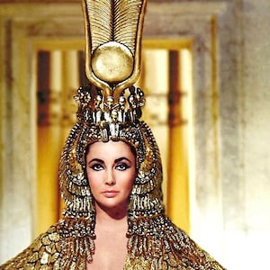 ELIZABETH TAYLOR as CLEOPATRA • Rare, Classic 1963 Portraits • on High ...