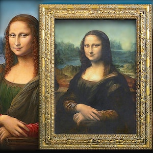 MONA LISA Three Different Print Replica Prints Digitally Restored on ...