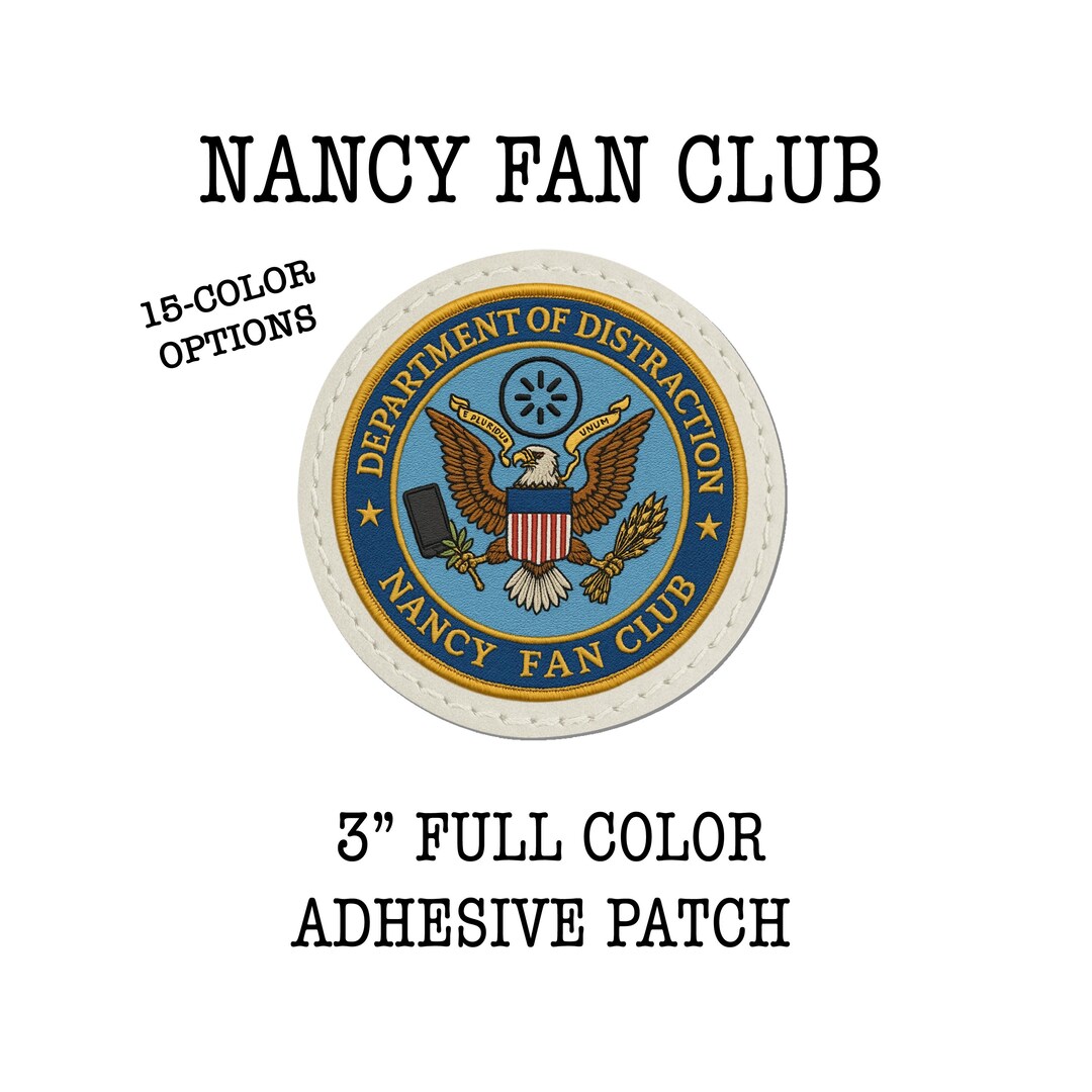 Nancy Fan Club 3 Inch Adhesive Patch - Etsy