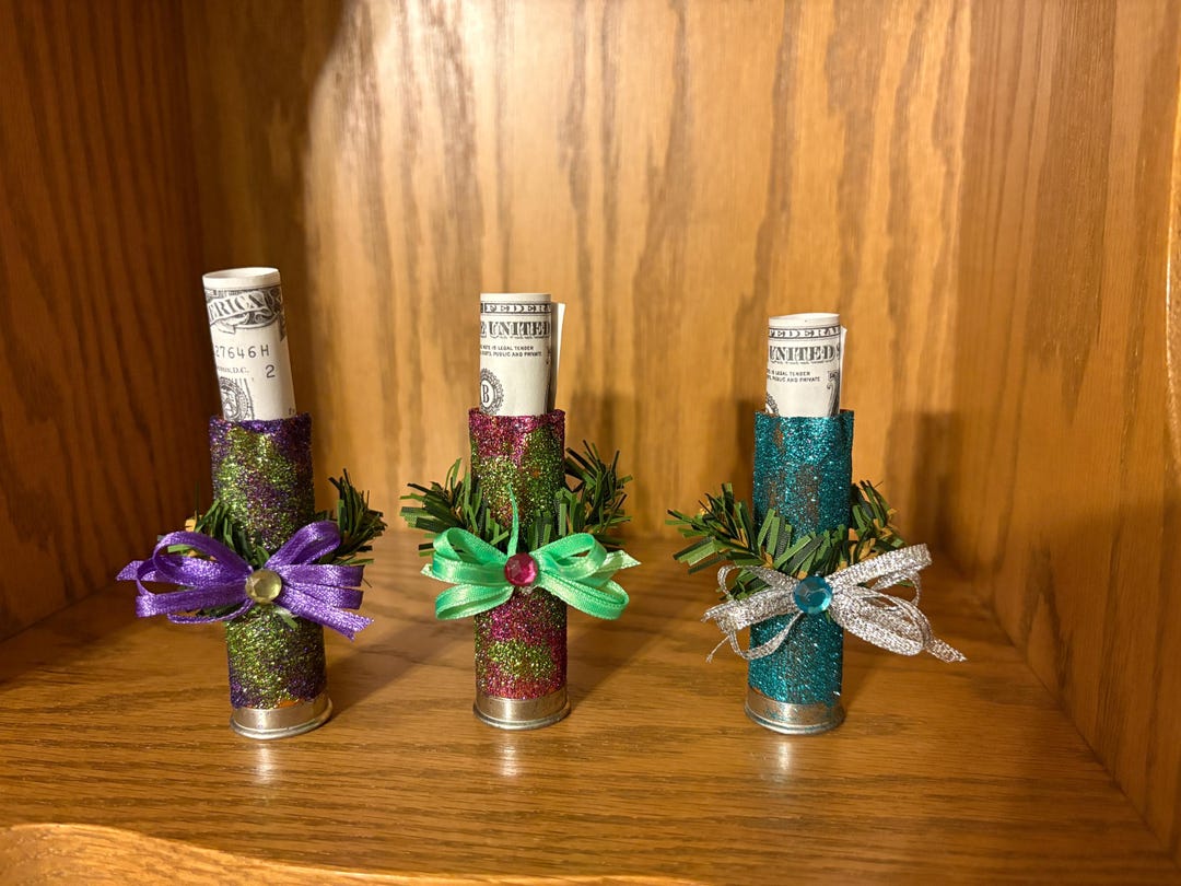 Shotgun Shell Money Holder Christmas Hand Made Hunting Hunter Gift - Etsy