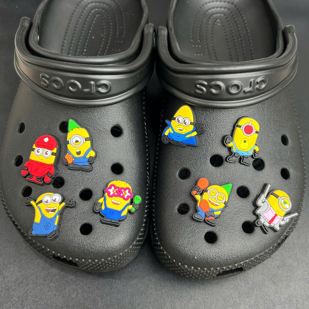 Cute Minions Shoe Charms, Funny Minion Jibbitz, Trending Jibbitz ...
