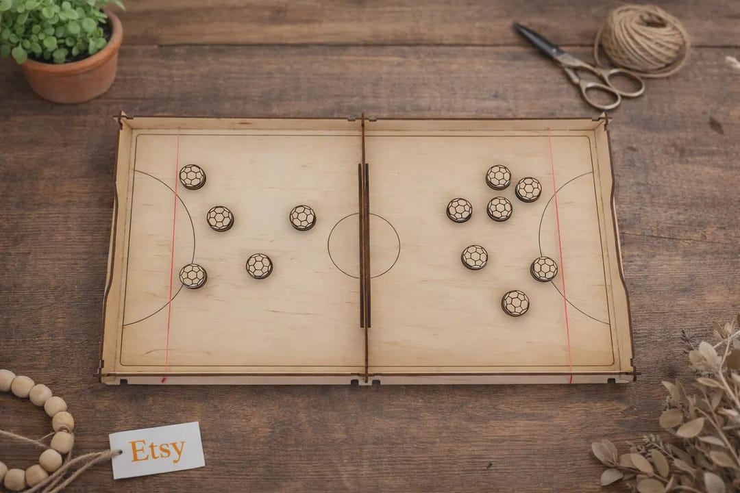 Pucket Game Laser File – SVG | Fast Sling Puck Board Game | Digital ...