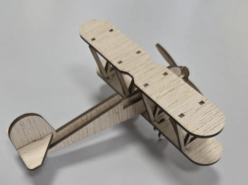 Laser Cut 3D Wooden Toy Airplane 4mm SVG File (digital Download) - Etsy