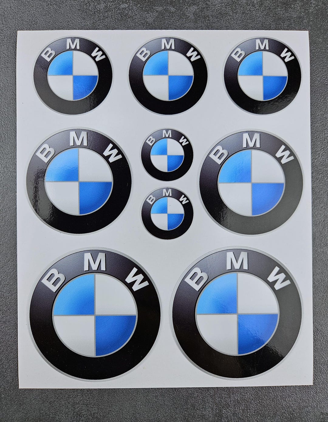BMW Sticker Set | Premium Vinyl Decals | BMW Logo Stickers Pack ...