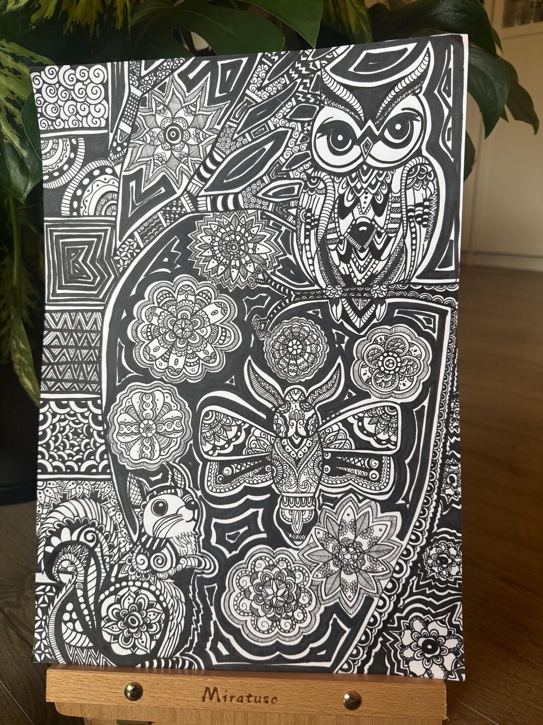 Zentangle, Hidden Creatures - Etsy