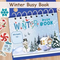 Four Seasons Bundle: Fall, Winter, Spring & Summer Busy Book. Preschool ...