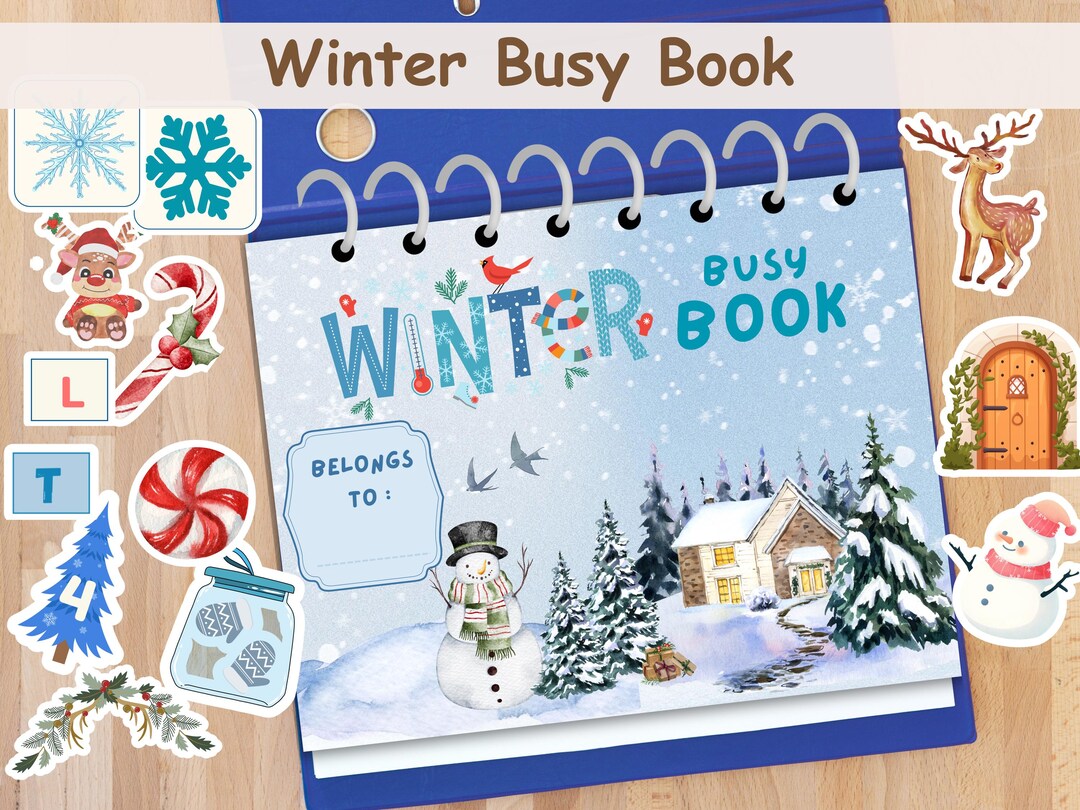 Winter Learning Binder Printable | Preschool Curriculum, Busy Book ...