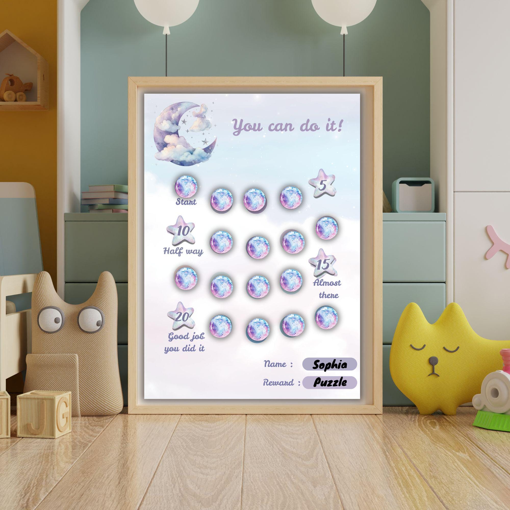 Reward Chart Printable Behavior Chart for Children Chore Chart Positive ...