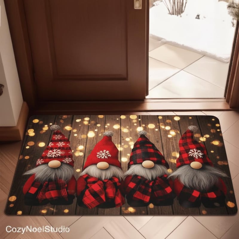 Christmas Vinyl Floor Mat - Etsy Australia
