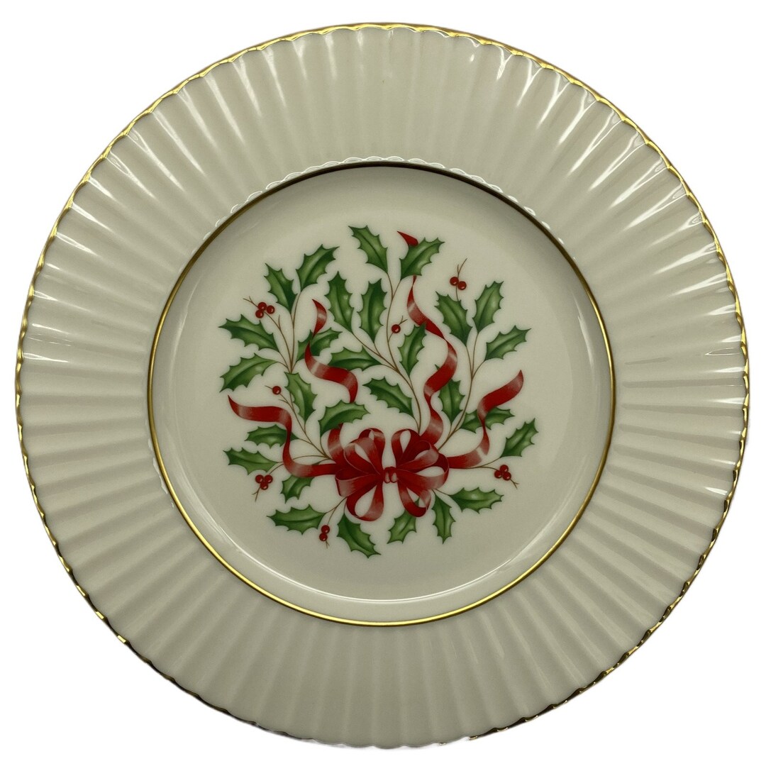 Lenox Holiday temple Salad Plate - Etsy