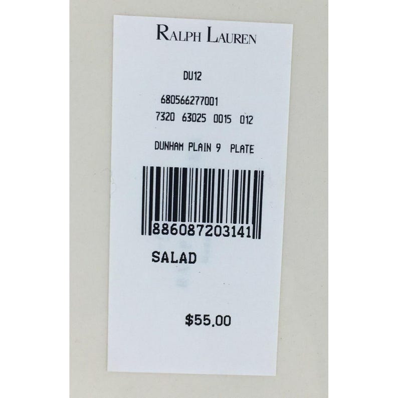 Ralph Lauren Dunham Salad Plate - Etsy