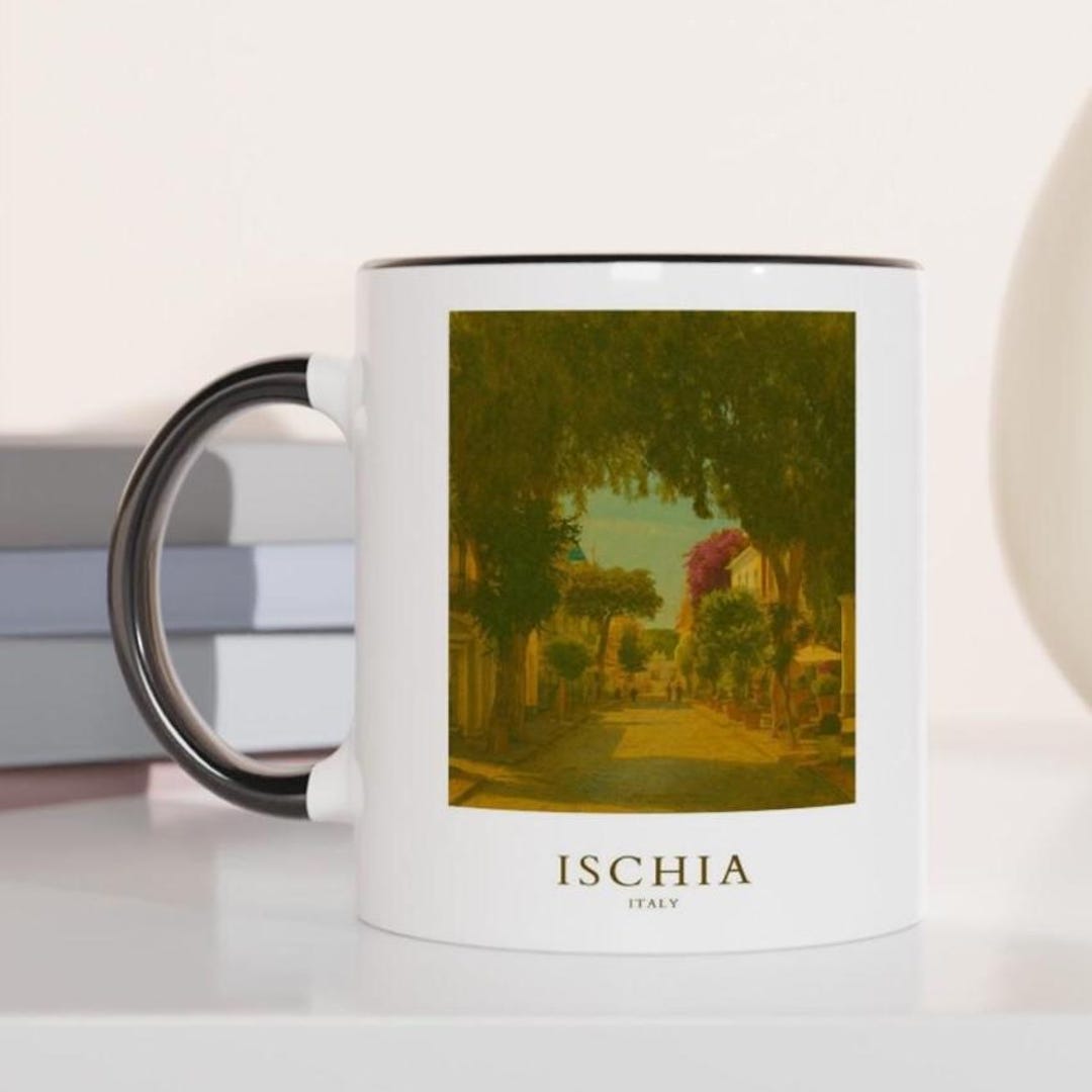 Ischia Italy Mug, Mediterranean Island Coffee Cup 11oz, Italian Travel ...