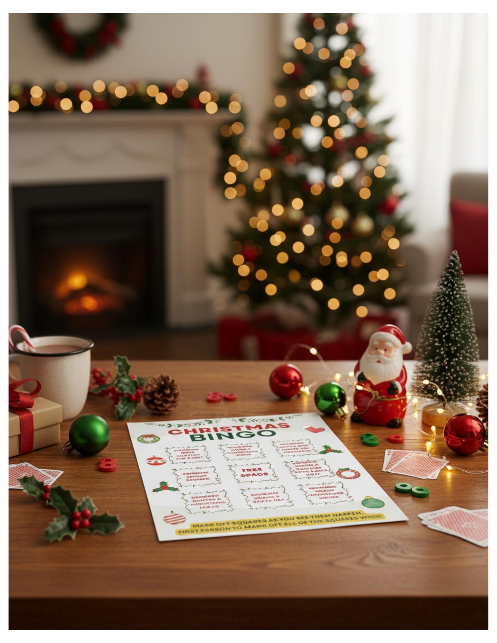 Printable Christmas Bingo Game, Party Game for Kids and Adults, Digital ...