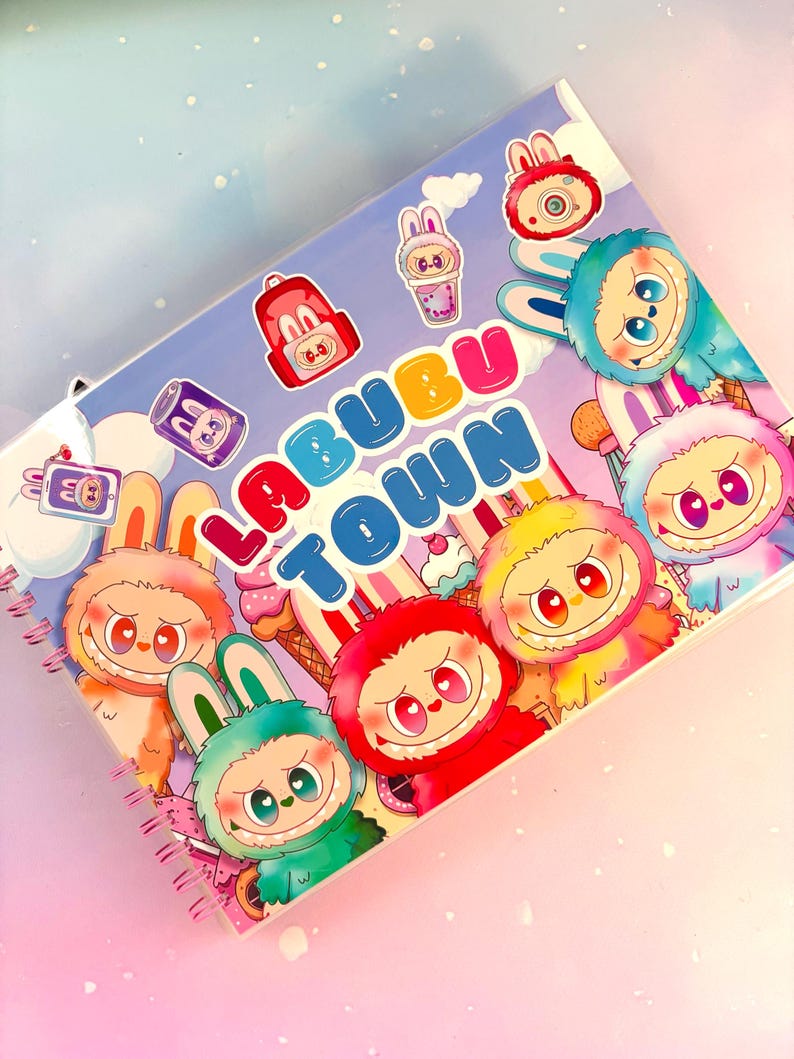 Labubu Town Velcro Activity Book: Kids' Storytelling Toy - Etsy