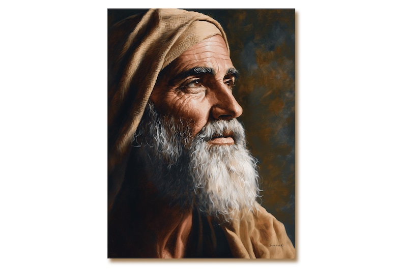 Isaiah Portrait | Biblical Prophet Wall Art | Voice of Vision Print ...