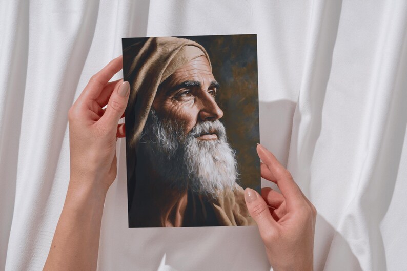 Isaiah Portrait | Biblical Prophet Wall Art | Voice of Vision Print ...