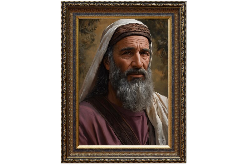 Isaac Portrait | Biblical Patriarch Wall Art | Faith and Promise Print ...