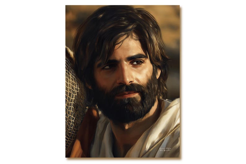 Peter the Apostle | Biblical Wall Art Print | Christian Decor ...