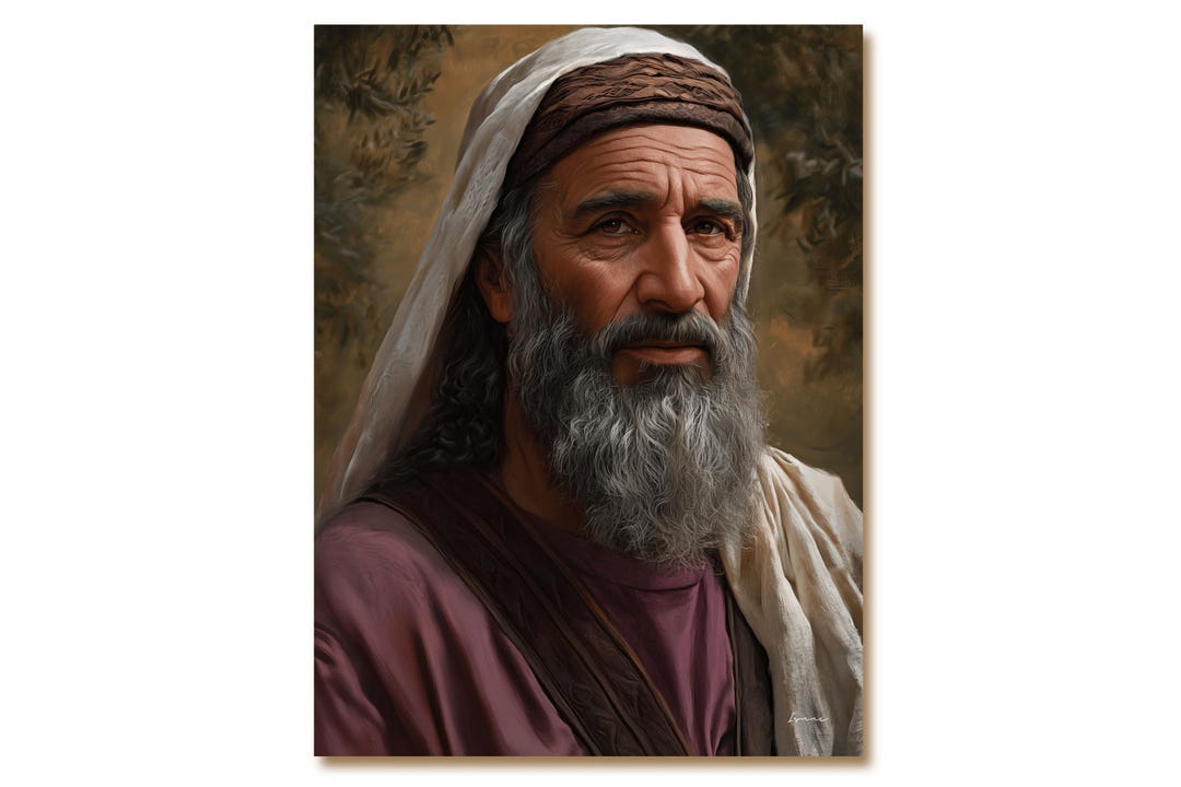 Isaac Portrait | Biblical Patriarch Wall Art | Faith and Promise Print ...