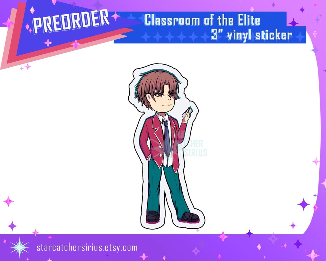 PREORDER | Classroom of the Elite - Chibi Vinyl Stickers - Etsy
