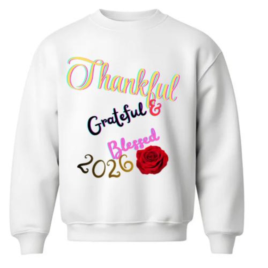 Thankful Png Grateful & Blessed Shirt 2026, Thanksgiving Tee, Family T ...