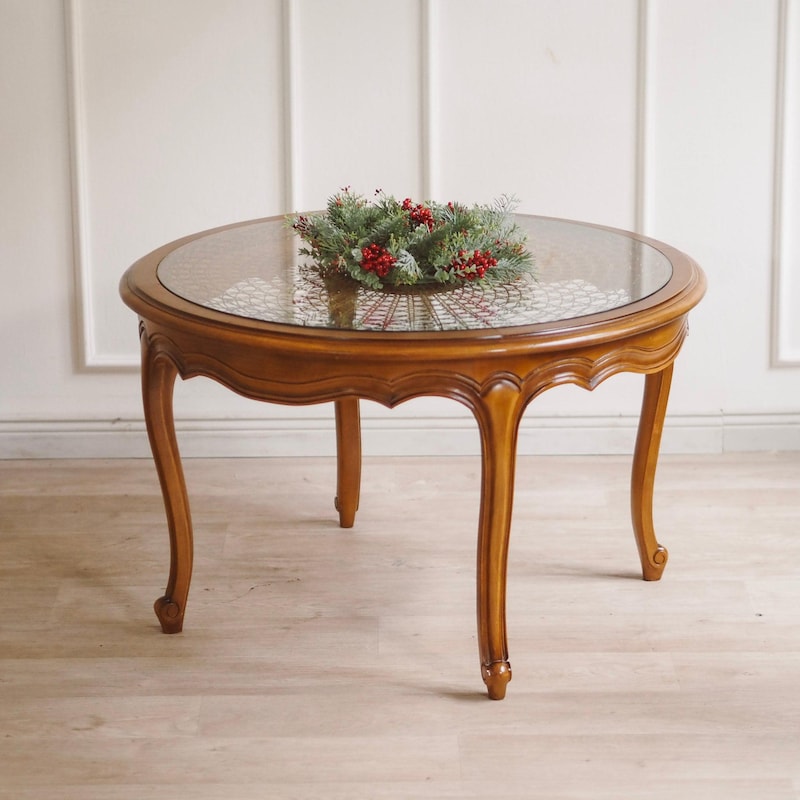 European Round Coffee Table - Etsy