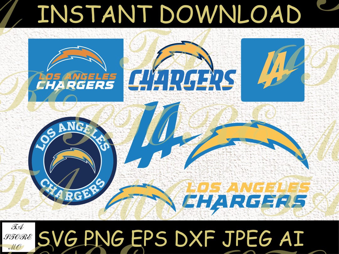 Chargers Svg, Chargers Svg for Cricut, Lovely Design Svg Bundle ...