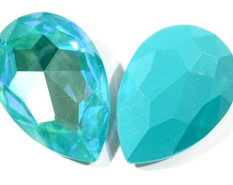 Swarovski 4327 30mmx20mm Large Pear Fancy Stone Crystal - Etsy