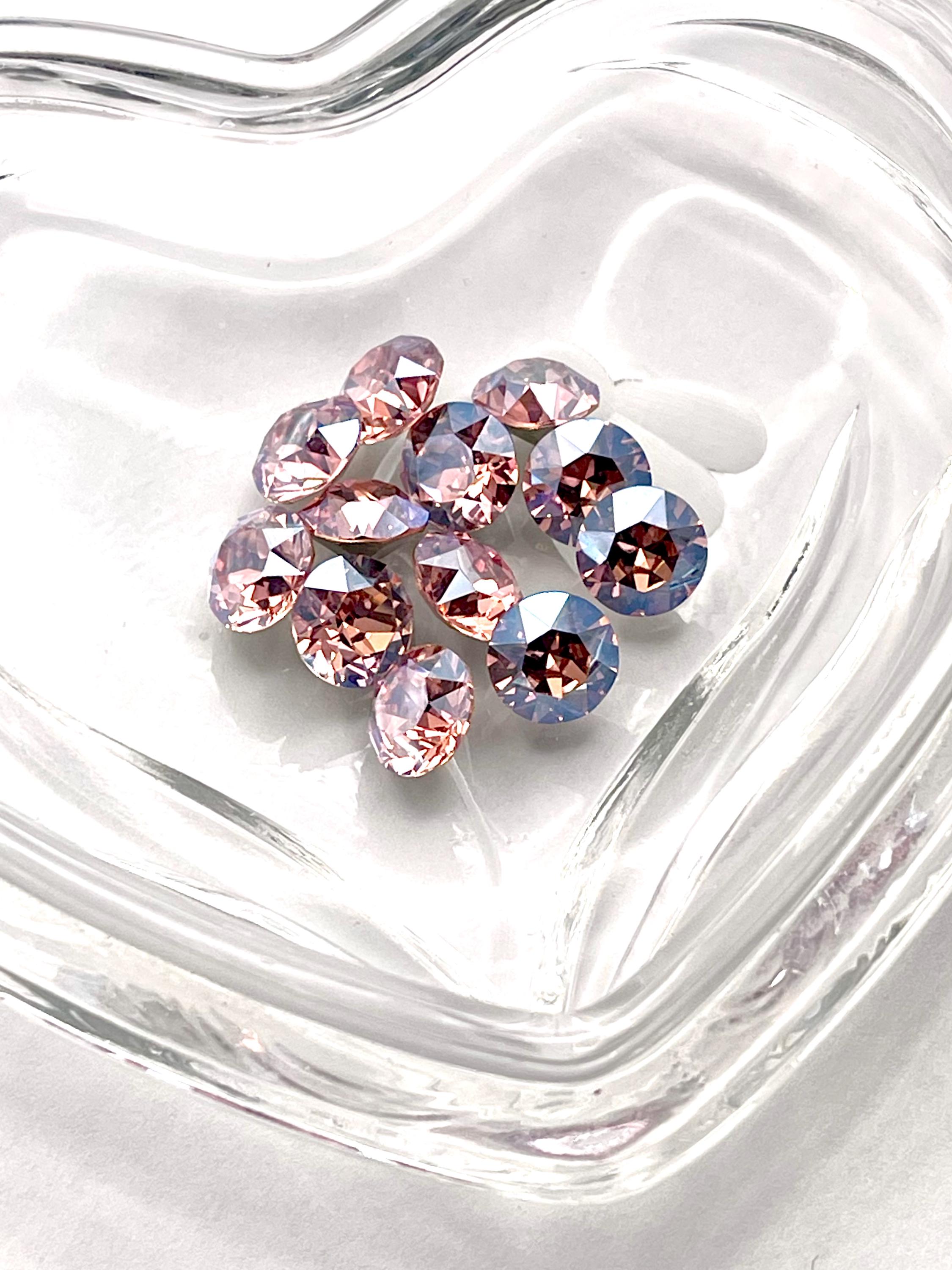 Light Rose Moonlight F (39ss - 8mm) (ss39 -8mm) Swarovski 1088 Xirius ...