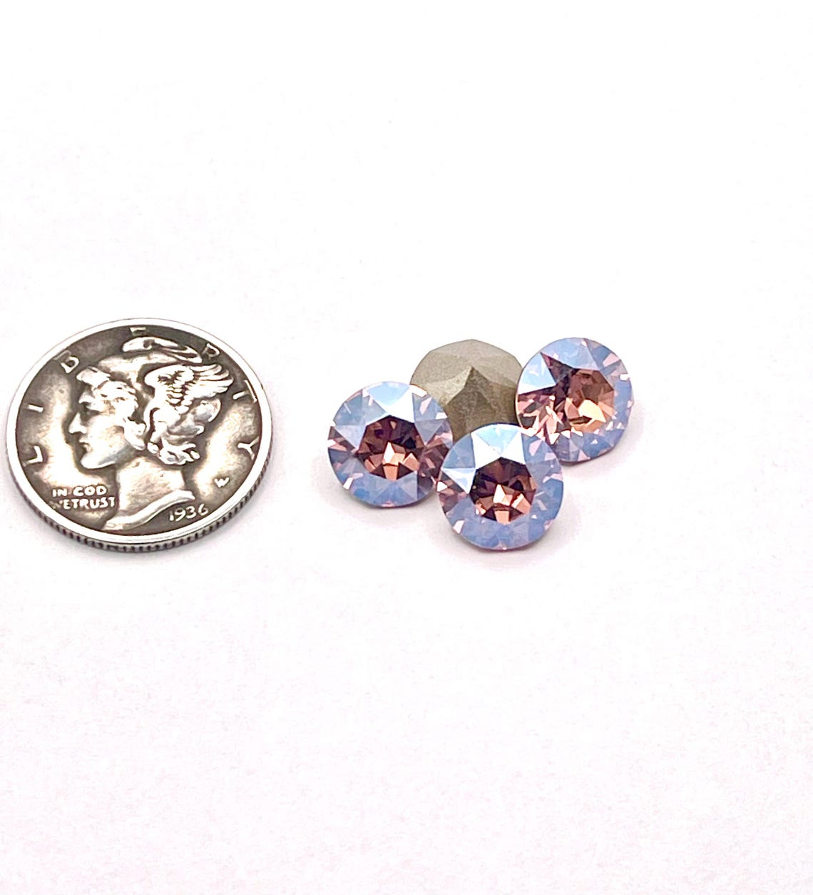 Light Rose Moonlight F (39ss - 8mm) (ss39 -8mm) Swarovski 1088 Xirius ...
