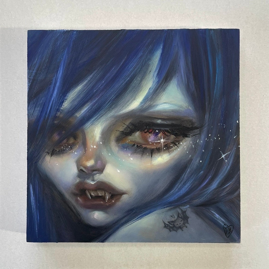 Moonberry Vampire Pixie, 5x5” Prints! by Dustin Bailard. - Etsy