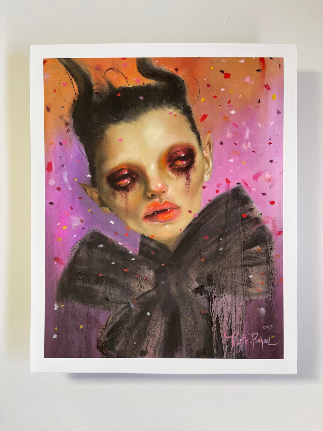 Party Girl. Fine Art Vampire PRINTS! by Dustin Bailard. - Etsy