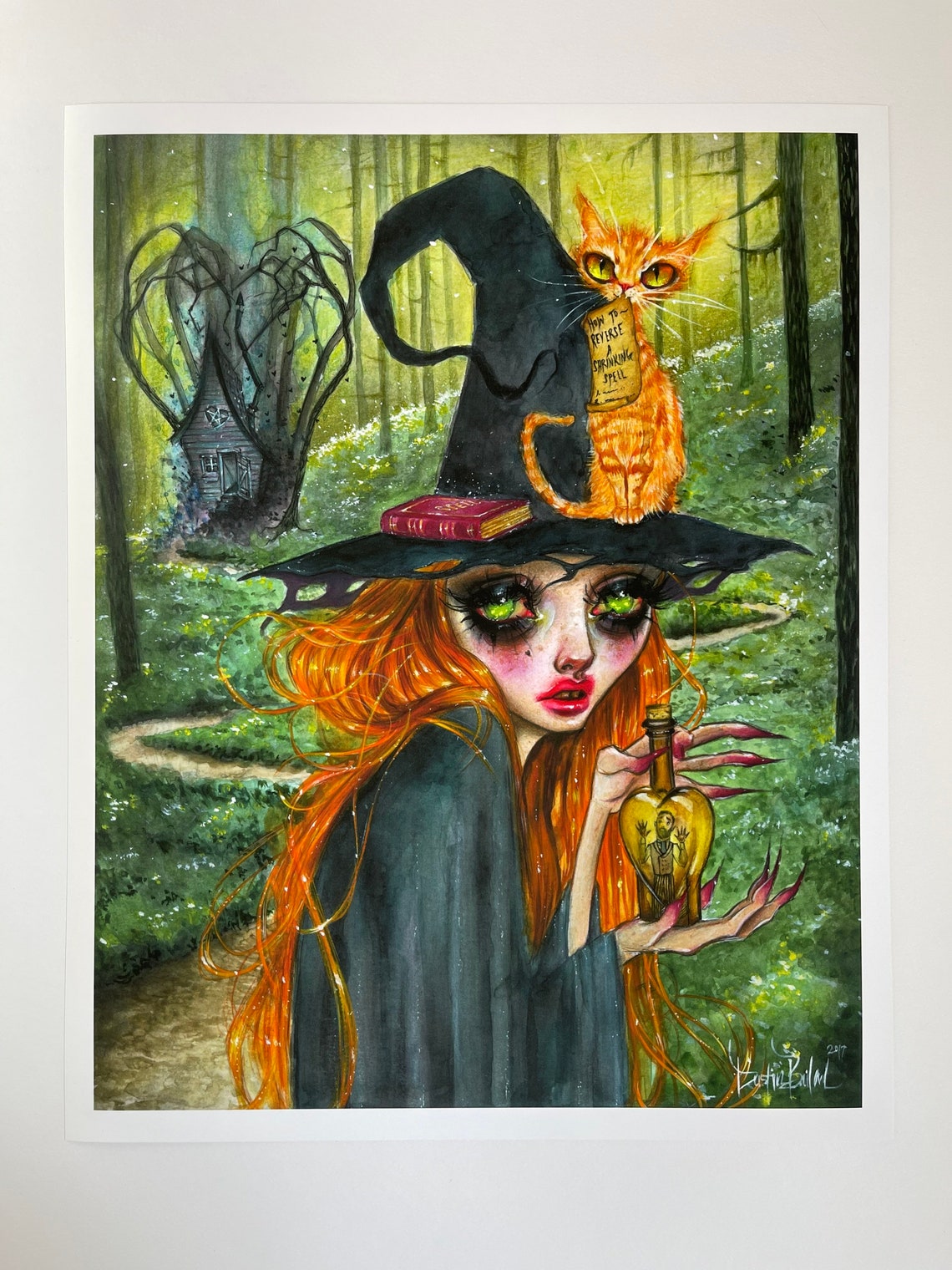 Abby and the Shrinking Spell. 11x14 Fine Art Print by - Etsy