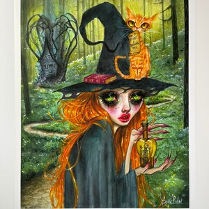 Abby and the Shrinking Spell. 11x14" Fine Art Print by Dustin Bailard ...