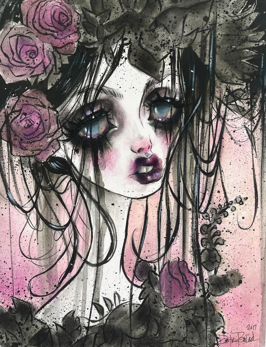 Dark Garden. Art Print by Dustin Bailard. - Etsy