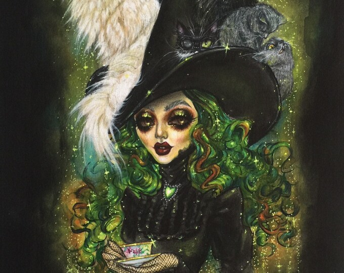 LIMITED EDITION. Tea Time. Fine Art Giclee Print. Signed and - Etsy