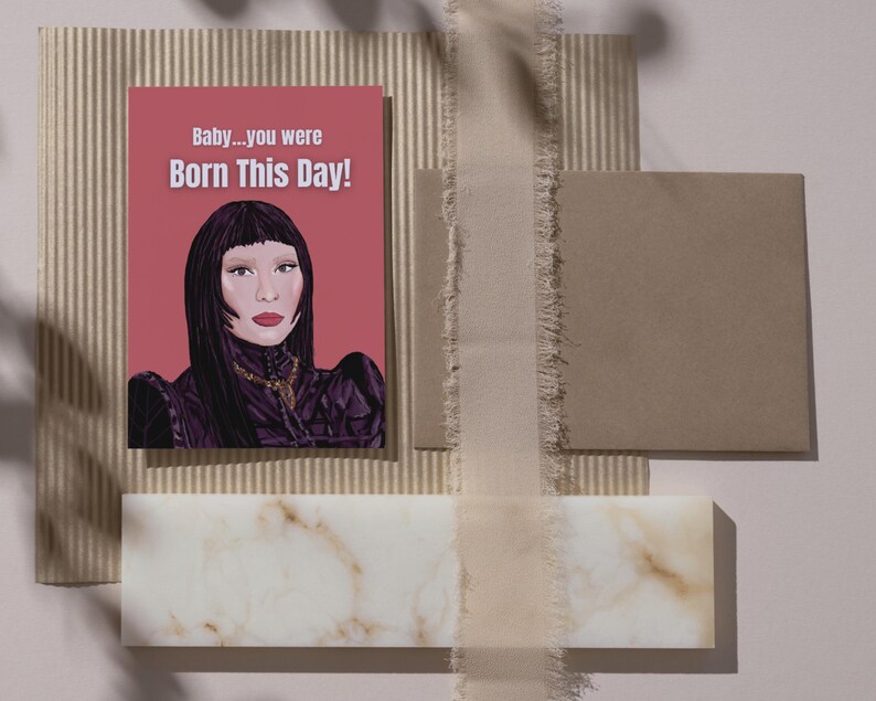 Lady Gaga Born This Day Mayhem Birthday Card -(digital Download ...