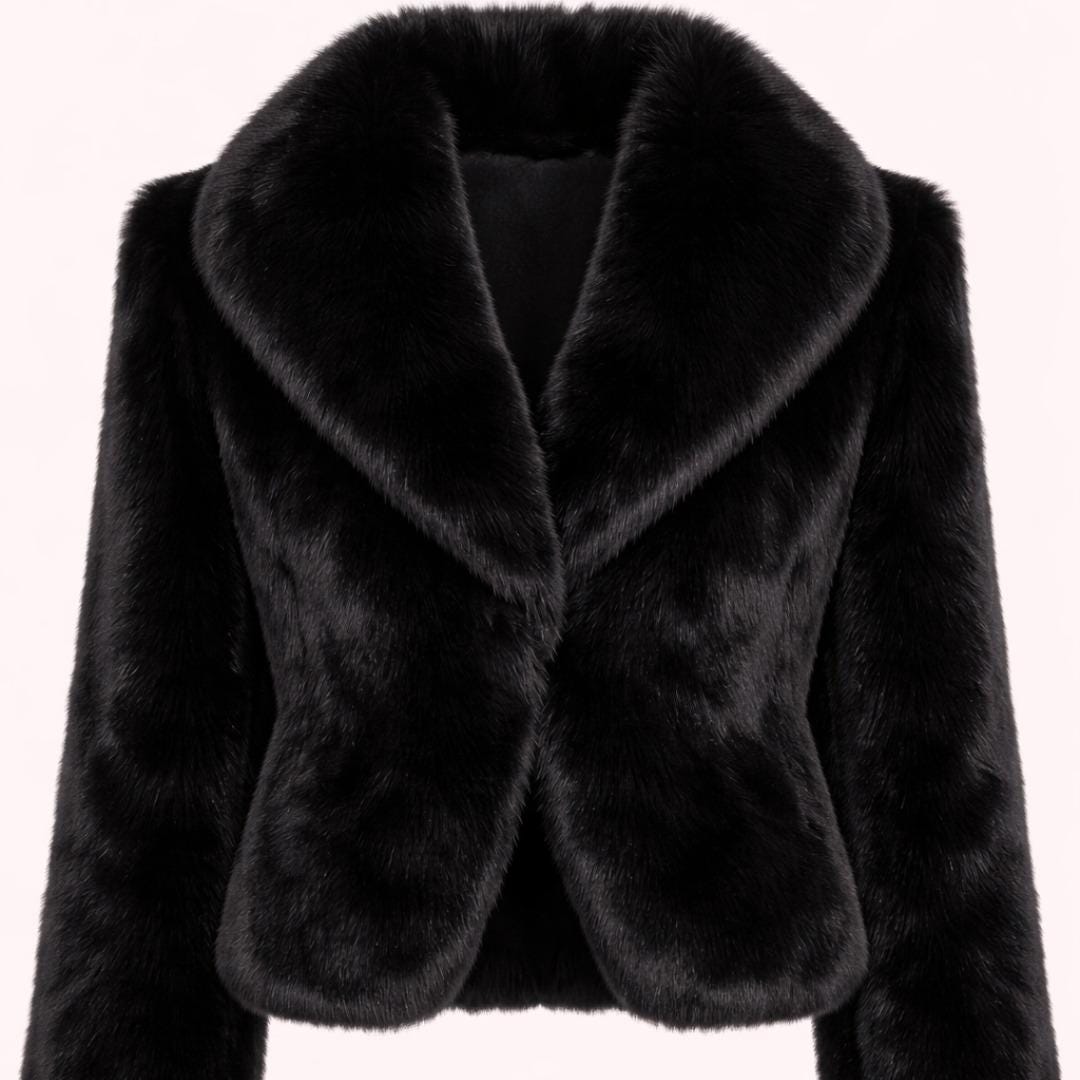 Black Fox Fur Jacket Women Leather Bomber Quilted Jacket Customised ...