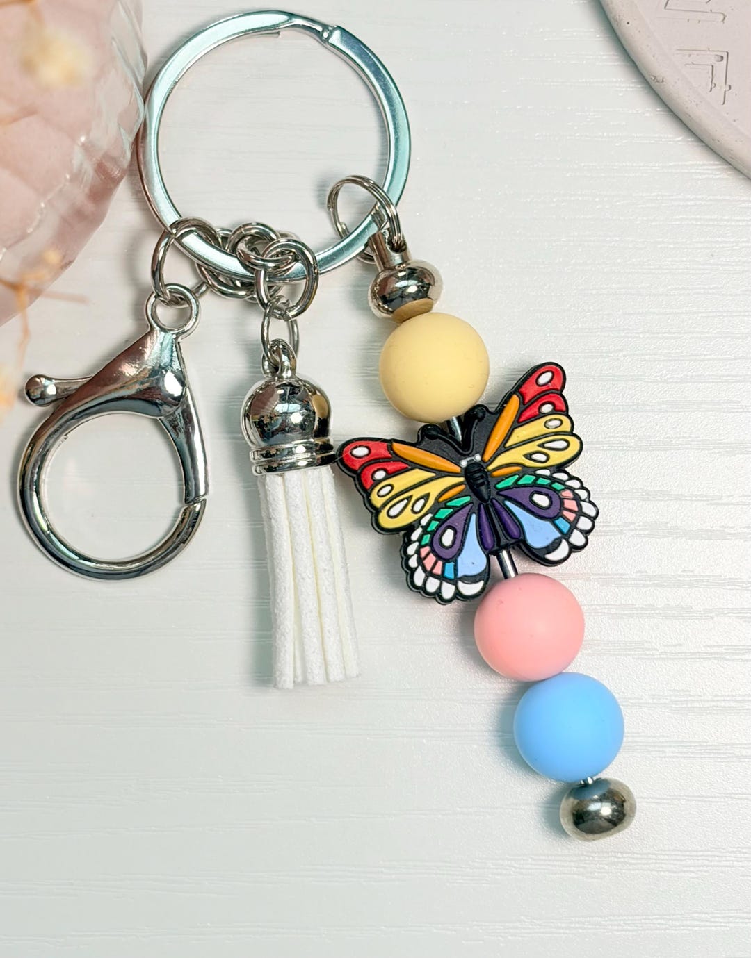 Butterfly Key Chain - Etsy