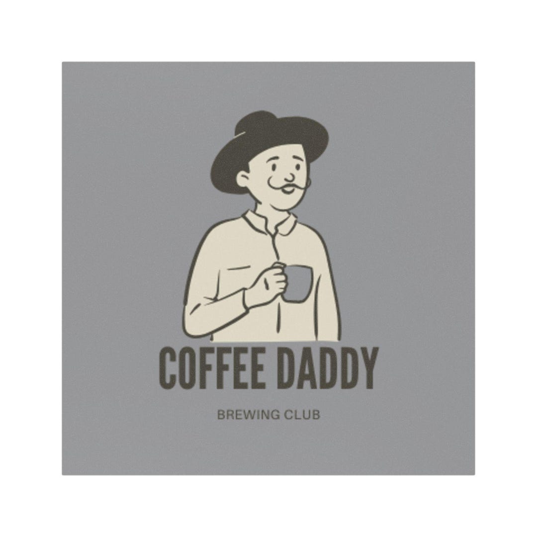 Copy of Coffee Daddy Logo Car Magnet | Car Magnets - Etsy