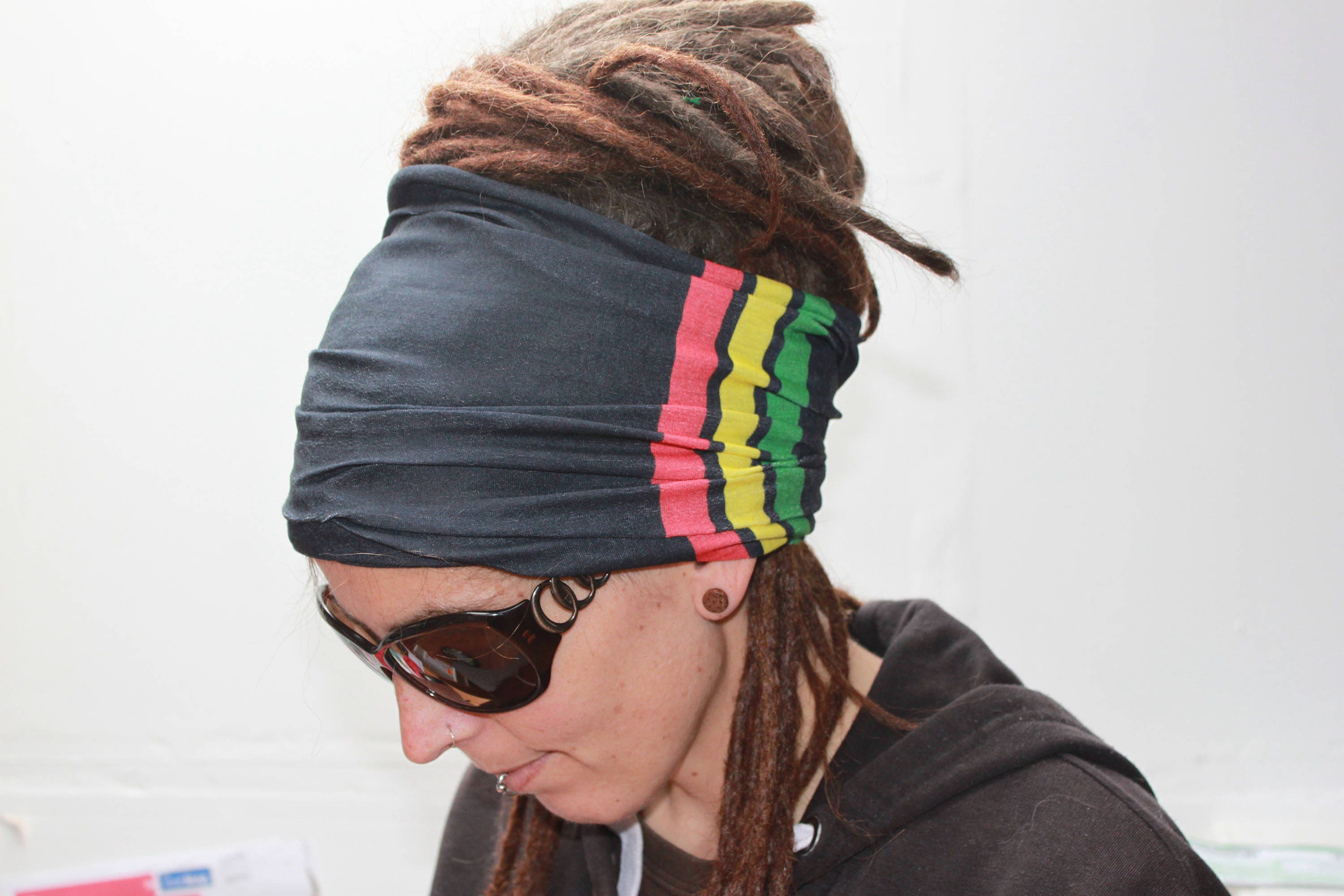 Rasta stripes Headband headwrap Lightweight soft comfortable | Etsy