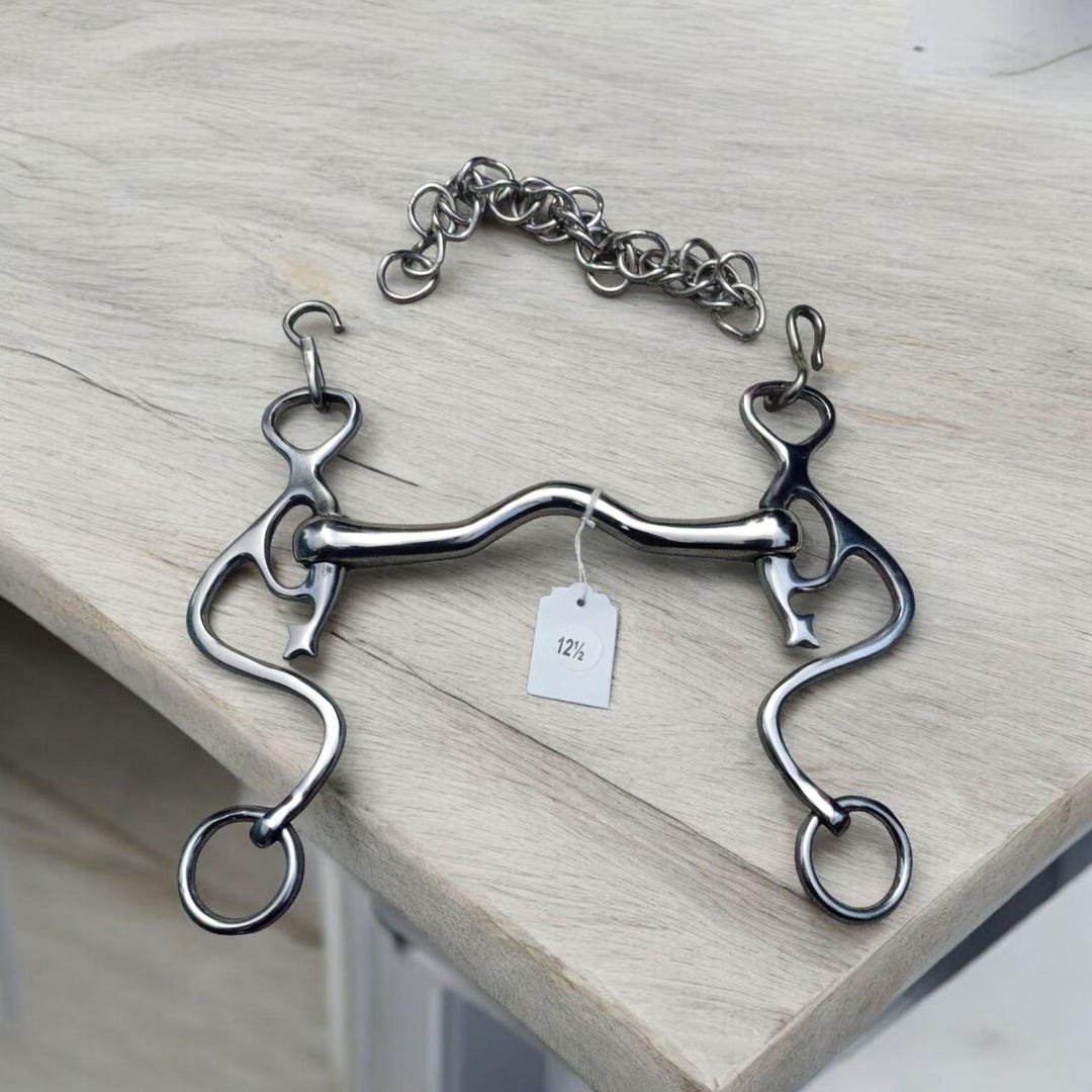 Equestrians Horse Spanish Bit Stain Less Steel 12.5 Cm - Etsy